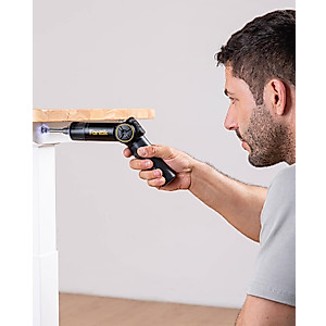 Fanttik Fold S1 APEX 3.7V Cordless Screwdriver, Electric Screwdriver, Screen Interaction, Pivot Handle, High/Low RPM Options, Max 7N.m, 6 Bits, 1/4''Hex, Ideas DIY Tool - Basic Edition