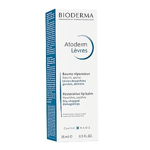 Bioderma Atoderm Lip Balm - Moisturizing and Nourishing Lip Balm for Dry, Chapped Lips