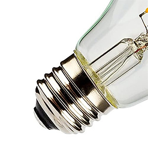 Welsun LED Light Bulbs Warm White 2700K 2W 3V A60 A19 E26/E27 Edison Screw Base 20W Equivalent for for Outdoor Solar Lights,Pack of 2