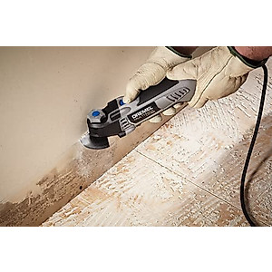 Dremel MM450 Multi-Max Half Moon Oscillating Saw Blade- Oscillating Tool Accessory- Perfect for Cutting Wood and Drywall- Universal Quick-Fit, Black