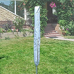 Premium Waterproof Rotary Airer Cover,Clotheslines Cover with Zipper and Drawstring,Umbrella Drying Rack Protective Cover,Oxford Fabric Washing Dryer Line for Outdoor Garden Courtyard Black