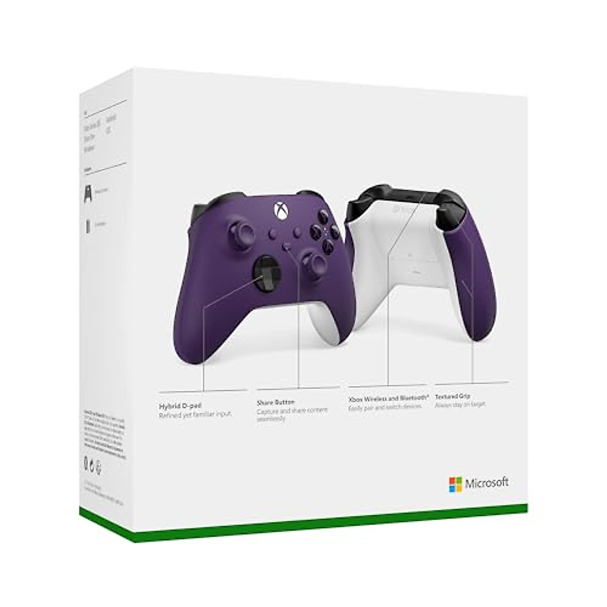 Xbox Core Wireless Gaming Controller – Astral Purple Series X|S, One, Windows PC, Android, and iOS