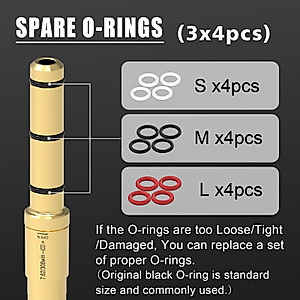 Angeebin Laser Boresighter for 7.62/.308WIN/.32acp/30-30WIN/30-06 Firearms, End Barrel Laser Bore Sight Accurate and Easy Use