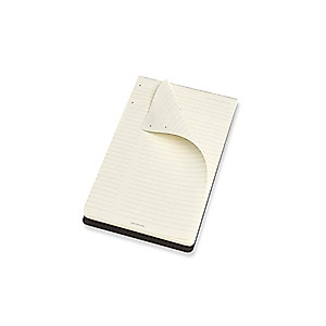 Moleskine PRO Pad, Soft Cover, Large (5" x 8.25") Ruled/Lined, Black, 96 Pages