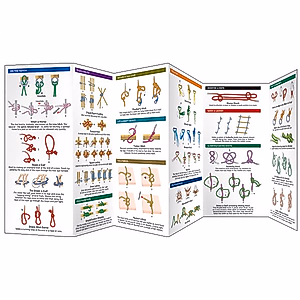Knots: A Folding Pocket Guide to Scouting & Household Knots (Outdoor Recreation and Survival)