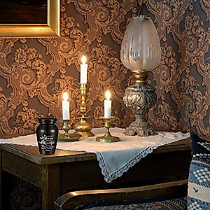 Small Urns for Human Ashes Aluminium Mini Keepsake Urn Butterflies Small Cremation Urns for Ashes Memorial Ashes Keepsake-I Know Heaven is A Beautiful Place Because They Have My Mom