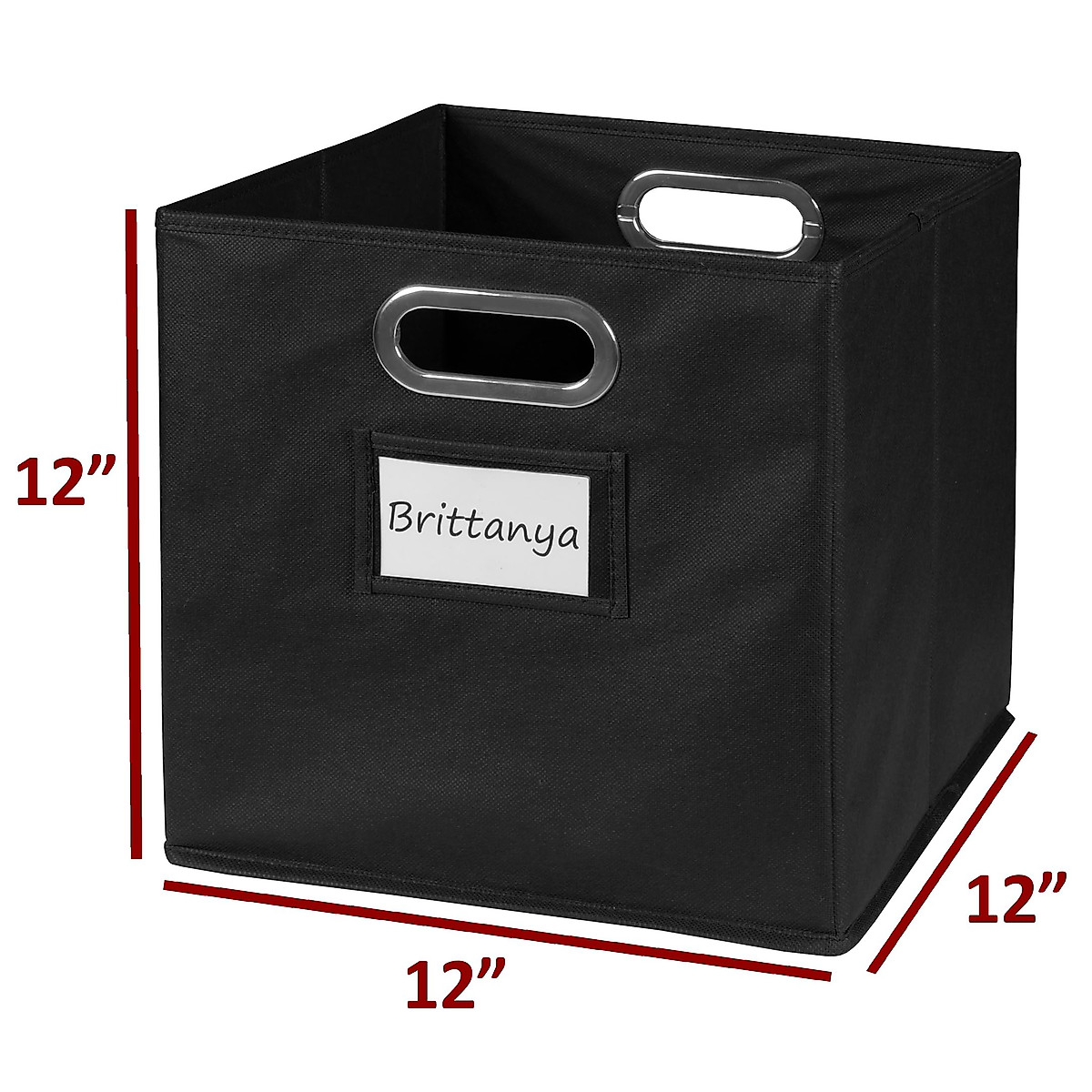 Niche Cubo Storage Set - 2 Cubes and 1 Canvas Bin- Truffle/Black