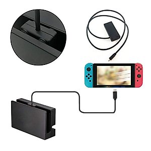 VANJUNN Extender Cable for Nintendo Switch Dock and Console Host, 10 Gbps Data Transfer Rate TV Dock Video Extension Line Cord for Nintendo Switch Dock Accessories Type C USB3.1(3.28ft)