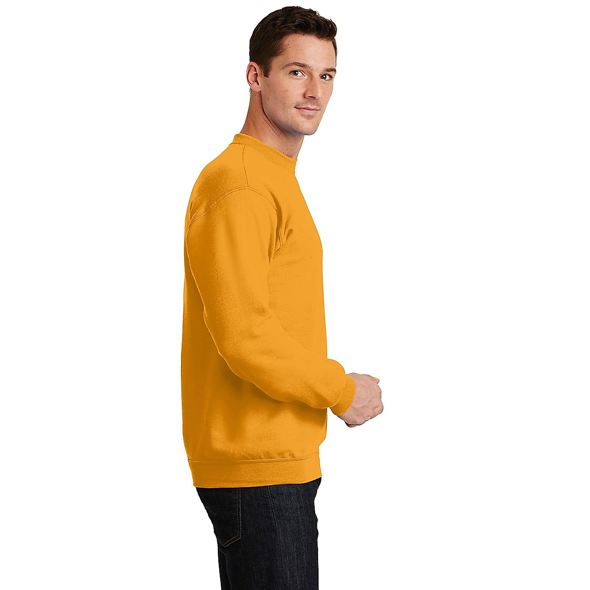 Port & Company Core Fleece Crewneck Sweatshirt Gold