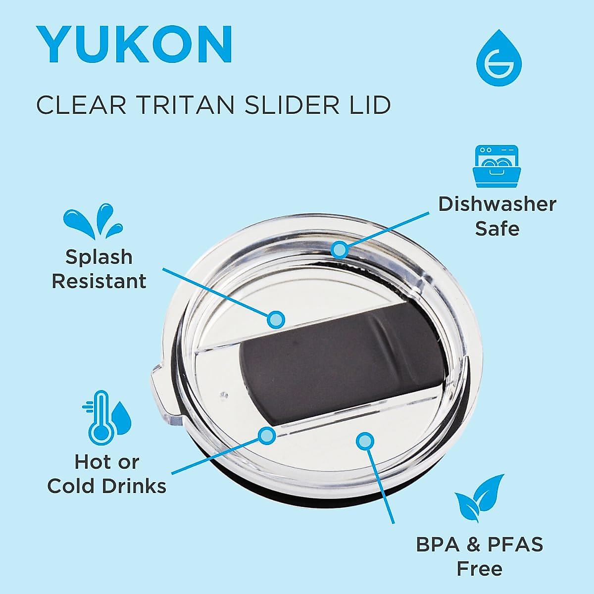 GROSCHE Yukon 30 oz Insulated Coffee Mug with Lid - Durable Travel Mug, Stainless Steel Tumblers, Vacuum Insulated Coffee Tumbler for Hot or Cold Beverages - BLACK