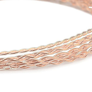 GEEKRIA Apollo Single Crystal Copper Upgrade Audio Cable Compatible with Sennheiser HD25, HD25-1 II, HD25-C, 2.5mm Replacement Headphones Cord for Hi-Resolution Audiophile, HiFi Headset (5ft/1.5m)