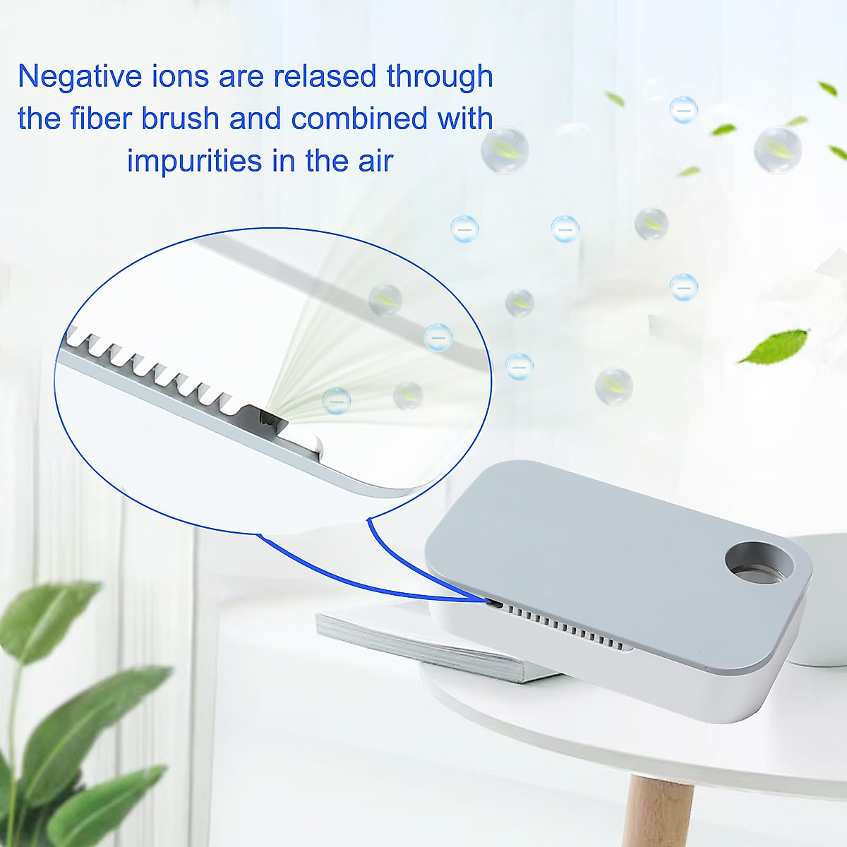 KLVEU Air Ionizer Purifier for Home Plug in,Odor Eliminator Machine for Home Portable and Quiet Ionizer Odor Eliminator for Bedroom Toilet Office Kitchen and Pets (2pcs), small, white2, CYJ-4-2