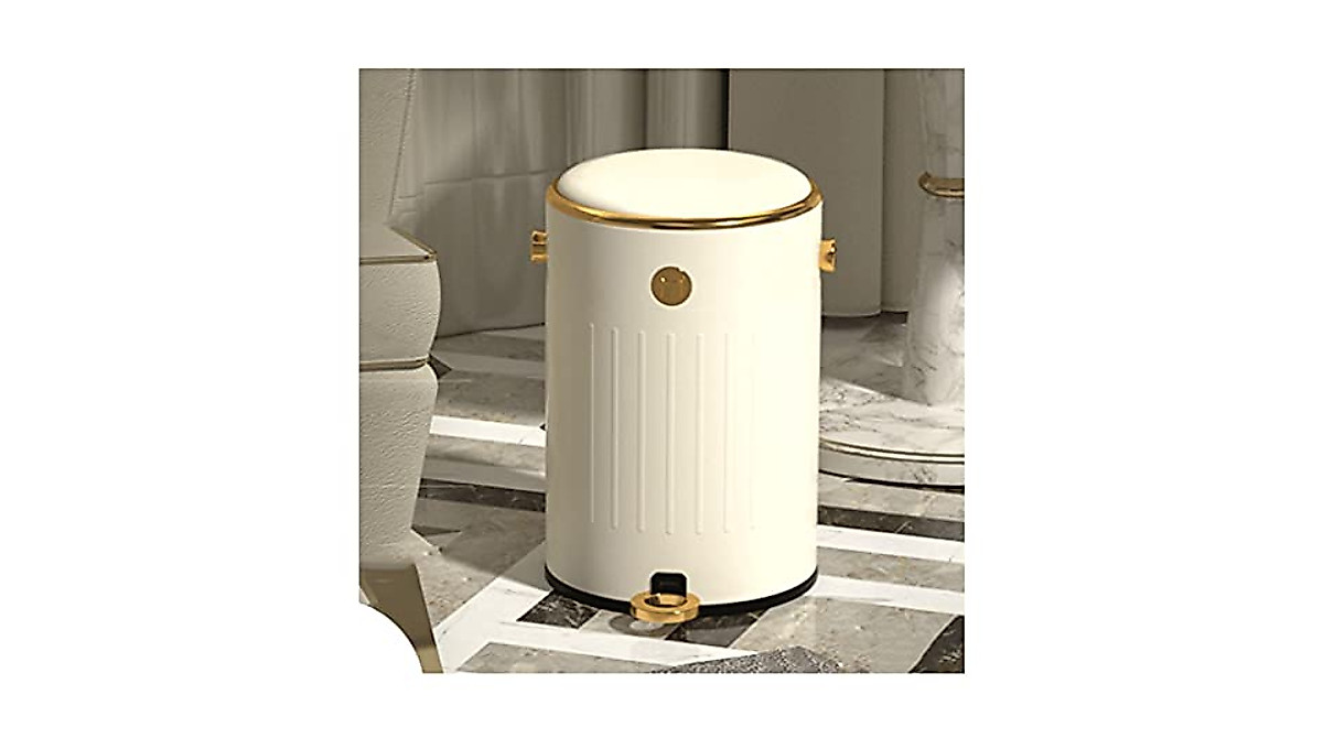 WENMENG2021 Foot-Operated Trash Can - Silent & Stylish