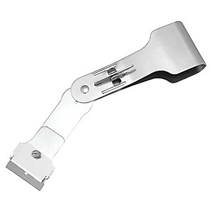 Performance Tool W749 3-Position Folding Utility Knife with Retractable Blade for Compact Storage - Uses Standard Single Edge Razor Blades