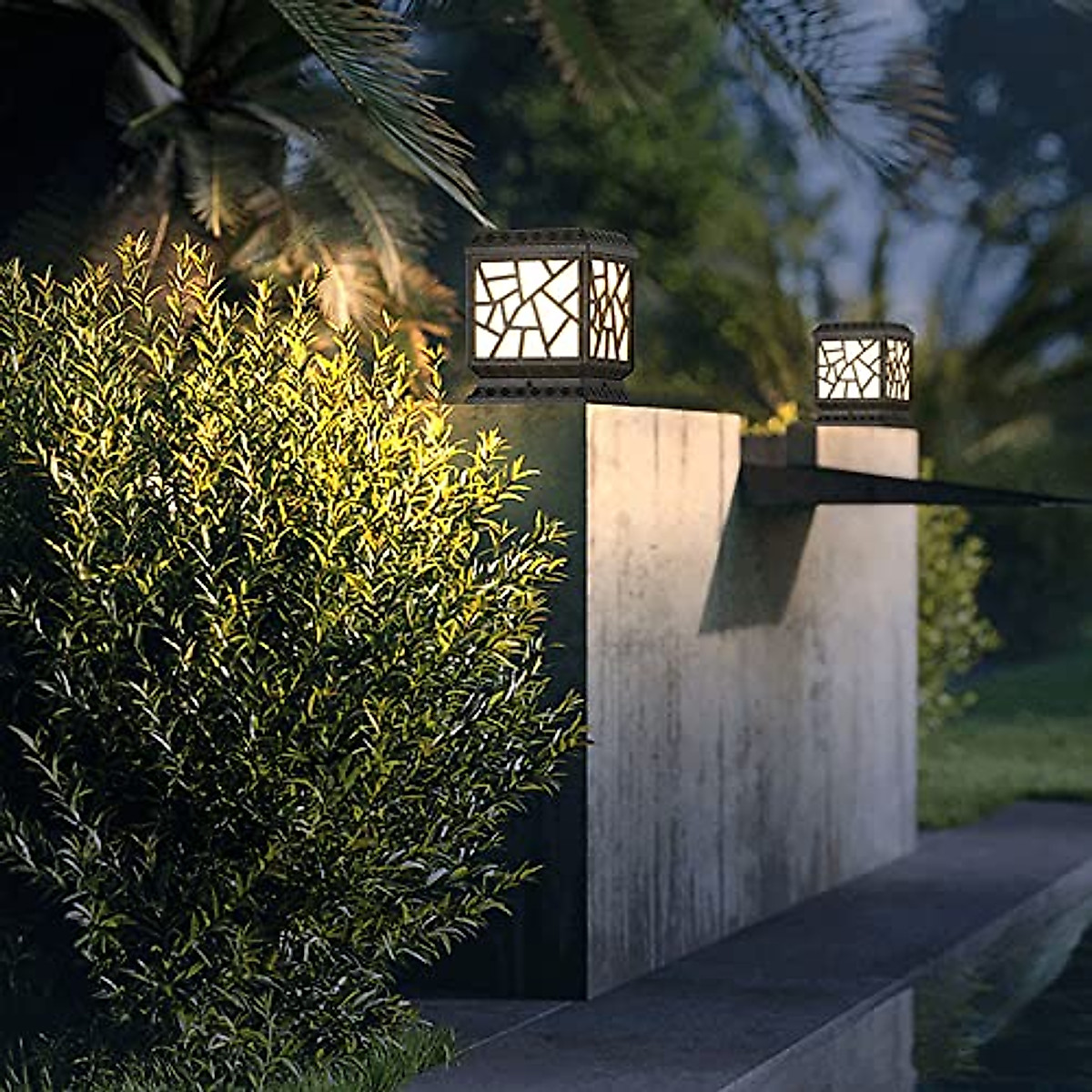 JSBDPHW Simple Aluminum Square Pillar Lamp E27 Lamp Base Outdoor Garden Wall Post Light Waterproof IP55 Villa Gate Column Light Lawn Light Landscape Light