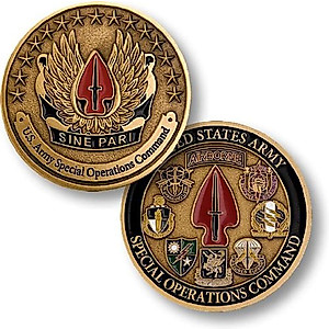 Junk and Disorderly, AZ US Army SOCOM Special Operations Command Special Forces Ranger Challenge Coin