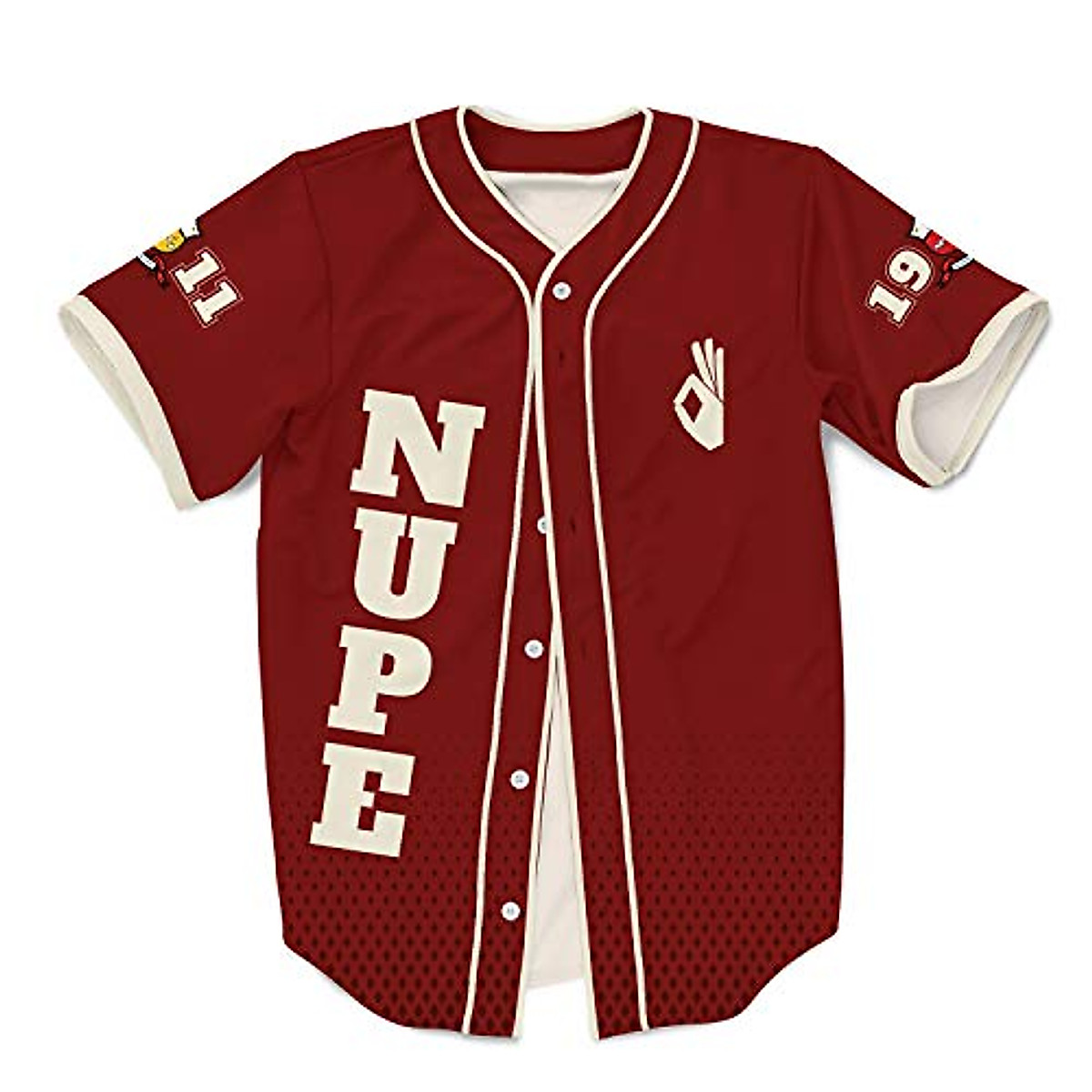 Bad Bananas Kappa Alpha Psi - Baseball Jersey - Big K - Nupe 1911 - Official Vendor - Jerseys - 2XL