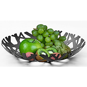 IBWell Fruit Basket,Steel Home Fruit or Vegetable Bowl for Counters, Kitchen, Countertop, Home Decor, High-end Look