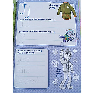 Pup Patrol Alphabet Pre-K Learning Workbook