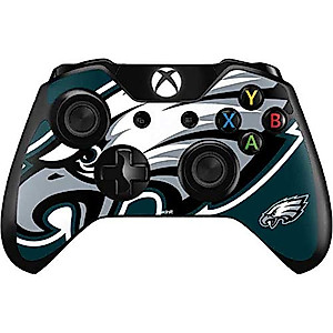 Skinit Decal Gaming Skin compatible with Xbox One Controller - Officially Licensed NFL Philadelphia Eagles Large Logo Design