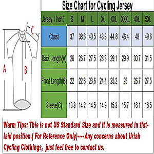 Uriah Men's Cycling Jersey Short Sleeve Sweat Wicking Lucky Skull Size L(CN)