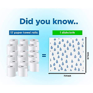 Swedish Dishcloths for Kitchen 10 Pack | Swedish Dishcloth | Swedish Dish Cloth | Reusable Paper Towels Washable | Sweedish Dish Rags | European Dish Cloth | Swedish Dish Clothes |