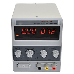 Hilitand Adjust DC Power Supply 0 15V 0 2A 1502D Digital Display Overcurrent High Accuracy for Laboratory Testing Repairing (US Standard (110V)), Hilitandzpac6fh4be-13
