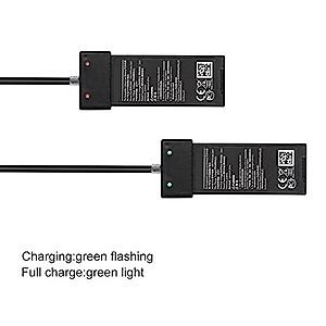 Drone Battery Charging Cable - USB Battery Charger Compatible with DJI Tello Drone, UAV Dedicated Battery Charging Cable, USB Port to Charge Separately (Black)