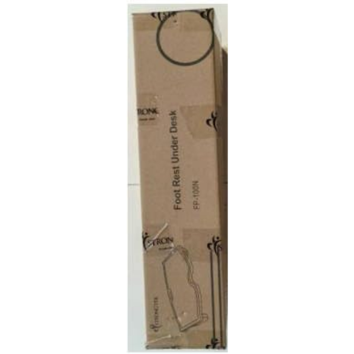 StrongTek Foot Rest Under Desk, Desk Footrest, Rocking Foot Nursing Stool, Rocker Balance Board, Natural Wood, Non-Slip, Ergonomic Pressure Relief for Posture Support, Home, Office Use (18Wx11L)