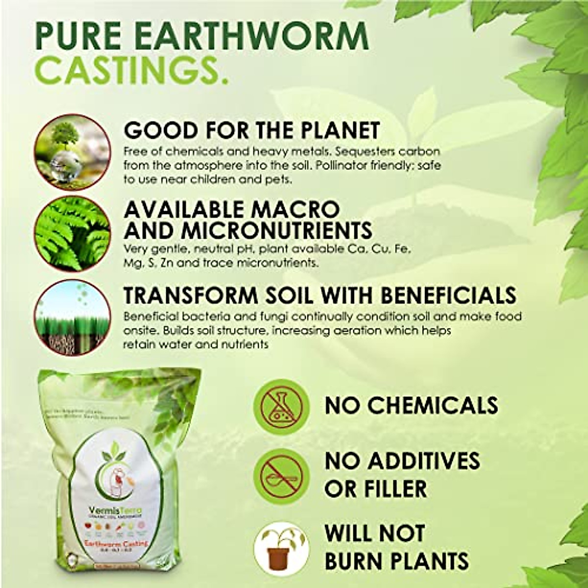 VermisTerra Earthworm Castings 10 LB Standard