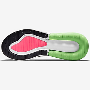 Nike Men's AIR MAX 270 Shoes, Black/Aquamarine-green Strike-white, 9.5