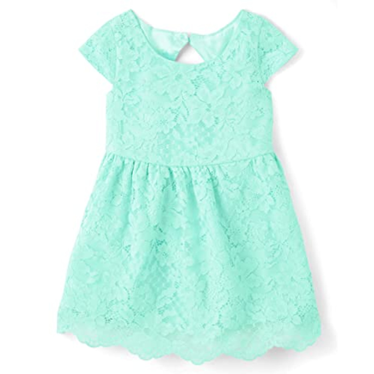 The Children's Place,Family Matching Dresses, Mommy and Me,Girls,Aqua Lace,3T