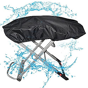 Folding Grill Dust Cover Compatible with Many Types of Grills & Easy to Clean for Home Garden Yard BBQ Tool