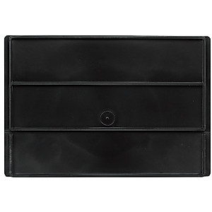 Akro-Mils 40348 Crosswise Width Plastic Divider 30348 1800 Series Plastic Stacking AkroBins, Black, (6-Pack)