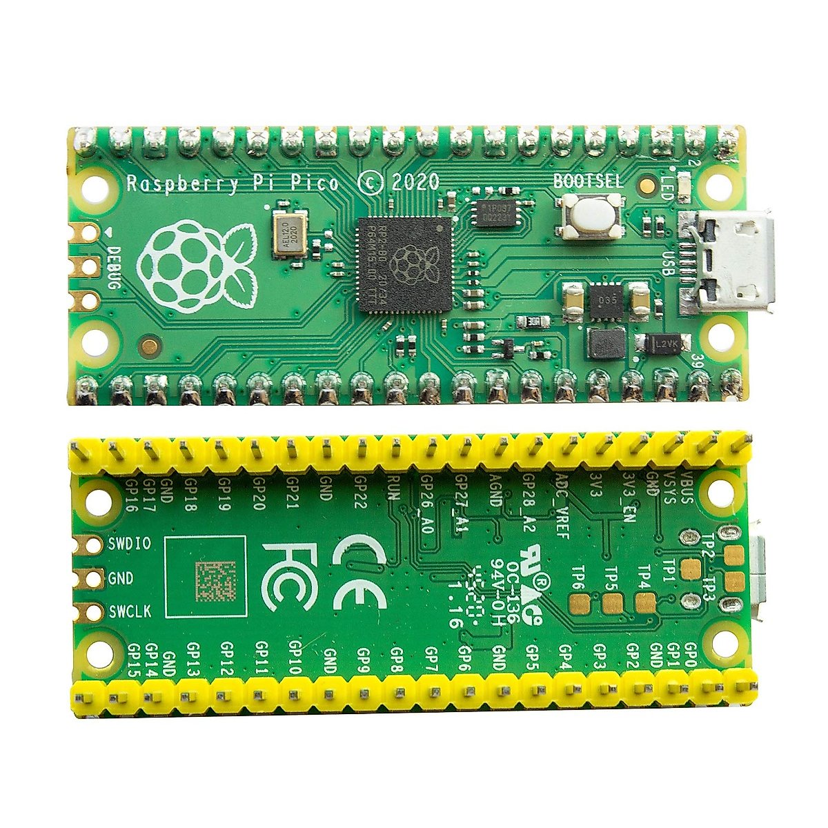 Ingcool Raspberry Pi Pico Starter Kit, Raspberry Pi Pico Microcontroller Board with Flexible Digital Interfaces,Based on RP2040 Microcontroller Chip,Low-Cost, High-Performance