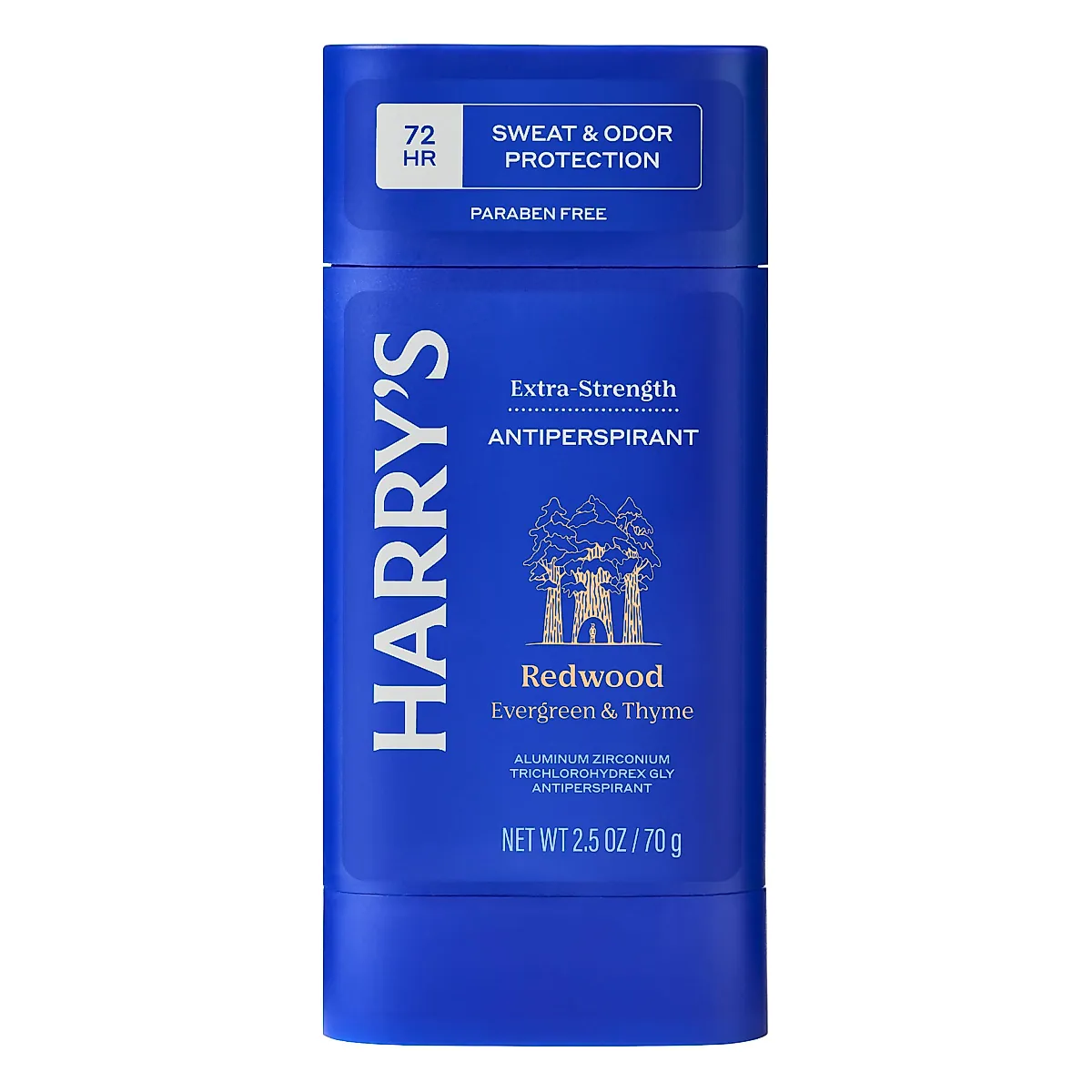 Harry's Extra-Strength Antiperspirant Deodorant, Sweat & Odor Control Antiperspirant for Men, Redwood, 2.5 oz Pack of 3