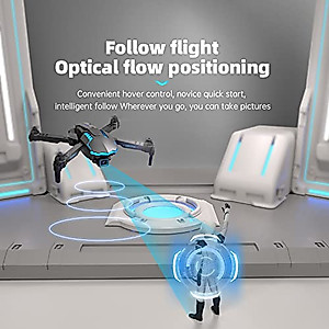 RiskOrb Drone with 1080P Dual Camera for Kids Beginners Adults,Optical Flow Positioning & Altitude Hold,Intelligent Obstacle Avoidance,Toys Gifts for Boys Girls ,One Key Start/Landing/Calibrate,360° Flips,X6 Pro FPV WiFi RC Quadcopter, 2 batteries