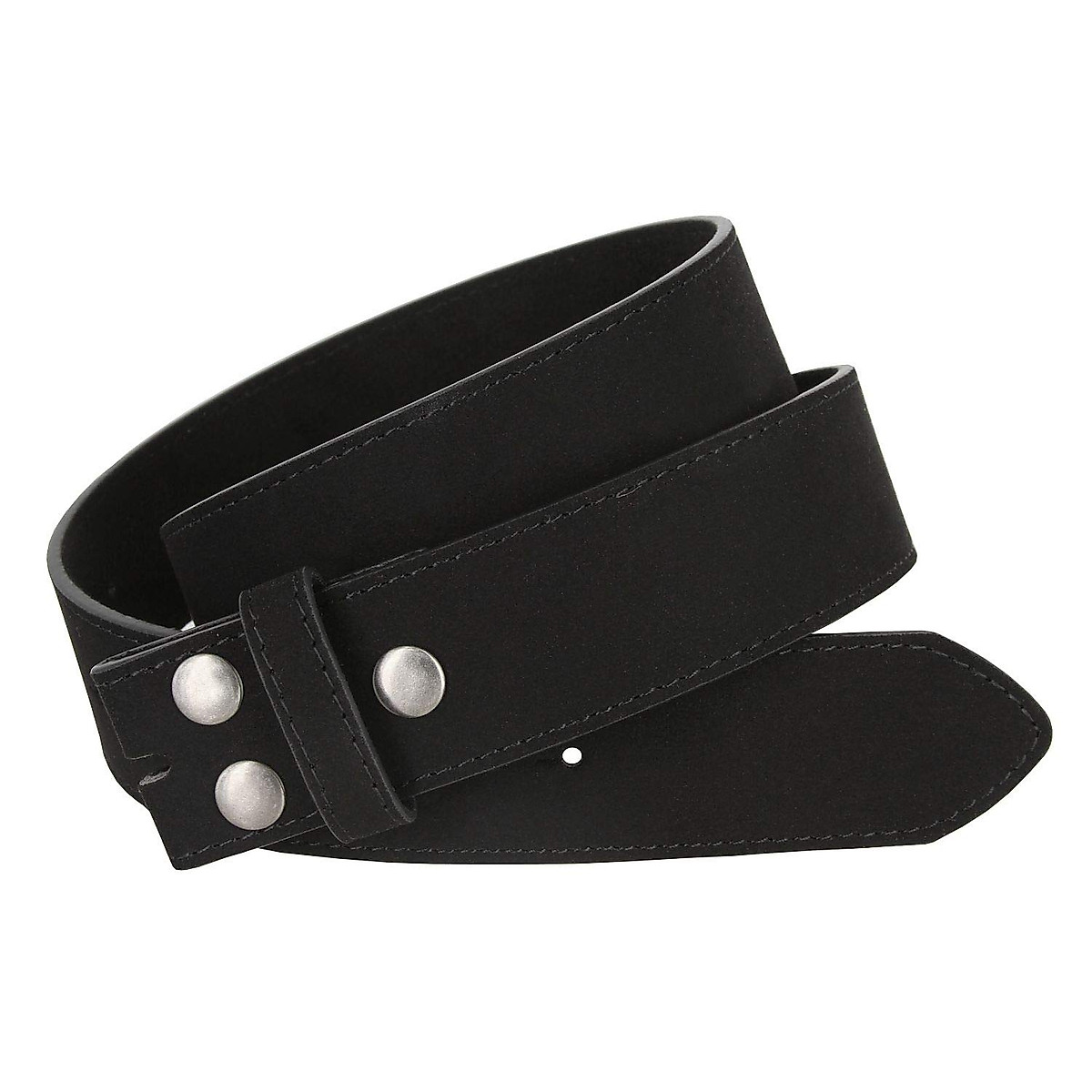 Casual Suede Leather Belt Strap for Women 1 1/2" Wide (Black, 34)