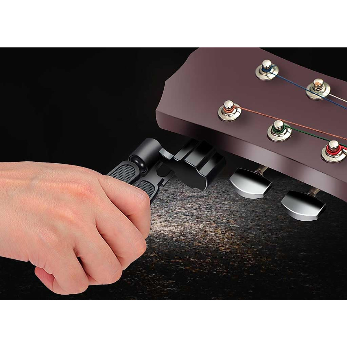 Guitar String Winder Cutter Pin Puller - 3 In 1 Multifunctional Guitar Maintenance Tool/String Peg Winder + String Cutter + Pin Puller Instrument Accessories (Style-A)