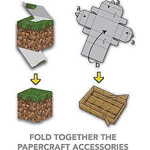 Mattel Minecraft Mob Head Minis Advent Calendar with 24 Surprises Including 6 Figures & Accessories, Holiday Toy