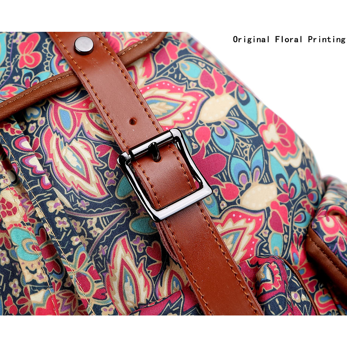 Large Women Laptop Backpack 15.6 inch College School Backpack Travel Hiking Backpack With Free Toiletry bag CN-01 (HS)