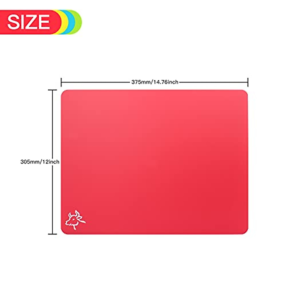 KUFUNG Flexible Cutting Board Mats for Kitchen - 100% Non Slip (New) Color Coordinated Plastic Cutting Boards on Any Countertop