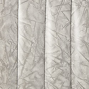 Richardson Seating Single Tone Channel Handle Back Retro Kitchen Chair with 2" Box Seat, Cracked Ice Grey, 18"