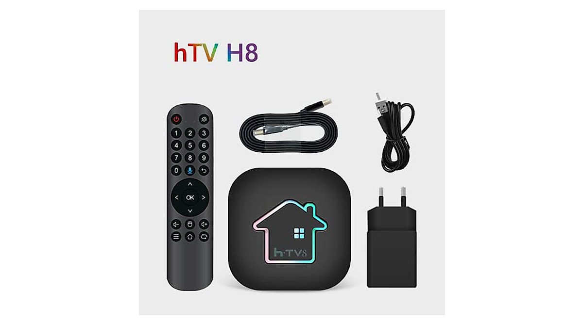 New BRAATV HTV8 Brazil TV Box - 4K UHD, Dual WiFi, Voice