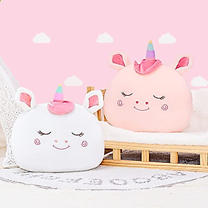 Lazada Stuffed Unicorn Plush Kids Pillow Toys Gift for Toddler for Girls Pink 15 Inches