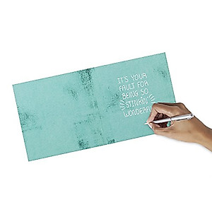 Hallmark Studio Ink Birthday Card, Fathers Day Card, or Anniversary Card (I Love You A Crap Ton) (0299RZJ5026)