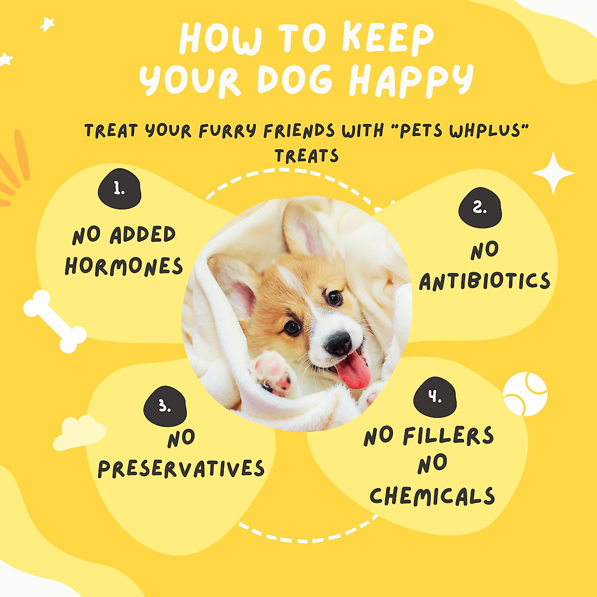 PETS WHplus Beef Tendon Sticks for Dogs,100% Natural Dog Treats, 4 oz (113g) Pack, Chews for Dogs, Mixed Lenght Varies 4-7 inches, Grass -Feed Beef-Dental Dog Chews, High in Protein & Collagen.