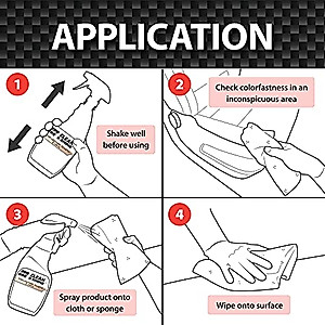 Malco Clean & Shine Interior Car Cleaner and Dressing – Restore Leather, Plastic and Vinyl Surfaces in Your Vehicle/Clean, Condition and Protect in 1 Simple Step / 22 oz. (125922)