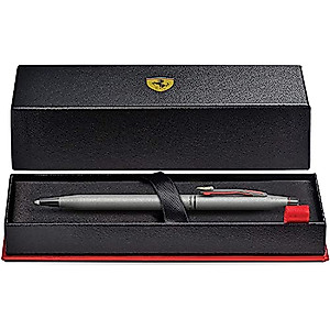 A.T. Cross Century Classic Limited Collection for Scuderia ferrari .Titanium Gray satin finish with polished black appointments and perforated clip modeled after the nose & cockpit of their racecar