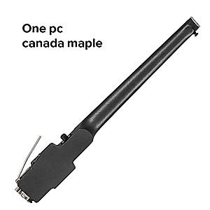 Batking Travel Electric Guitar Headless 6 String Guitar One-piece Canada maple neck through body design Double Locking Tremolo Bridge with Gigbag Black